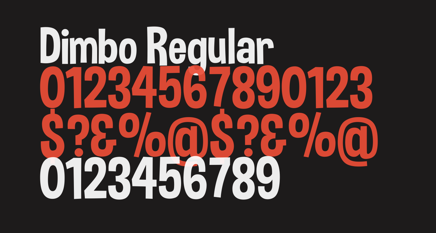 Dimbo Regular free Font - What Font Is