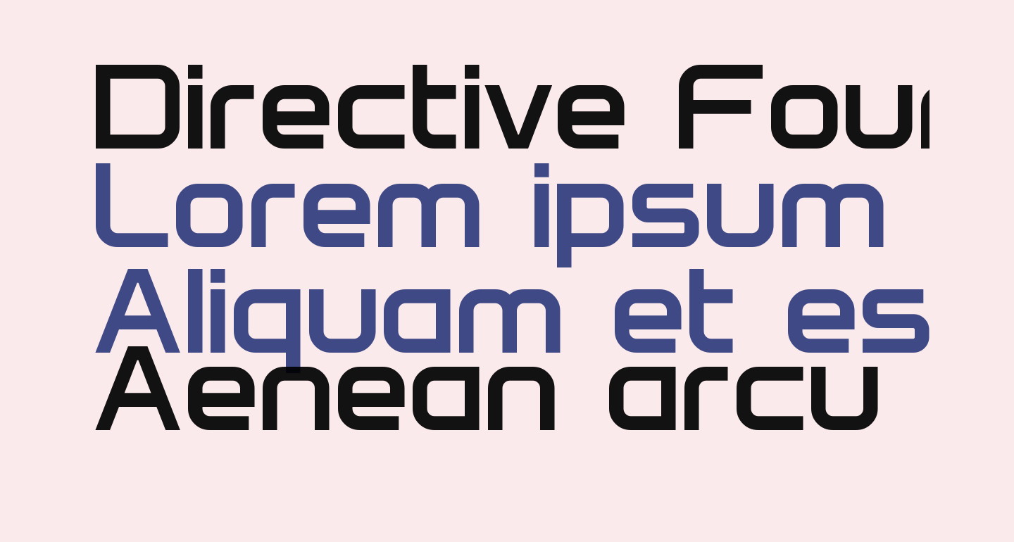 Directive Four Bold free Font - What Font Is