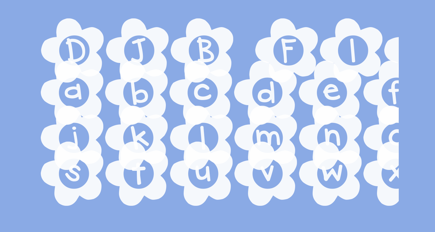 DJB Flower Power free Font - What Font Is