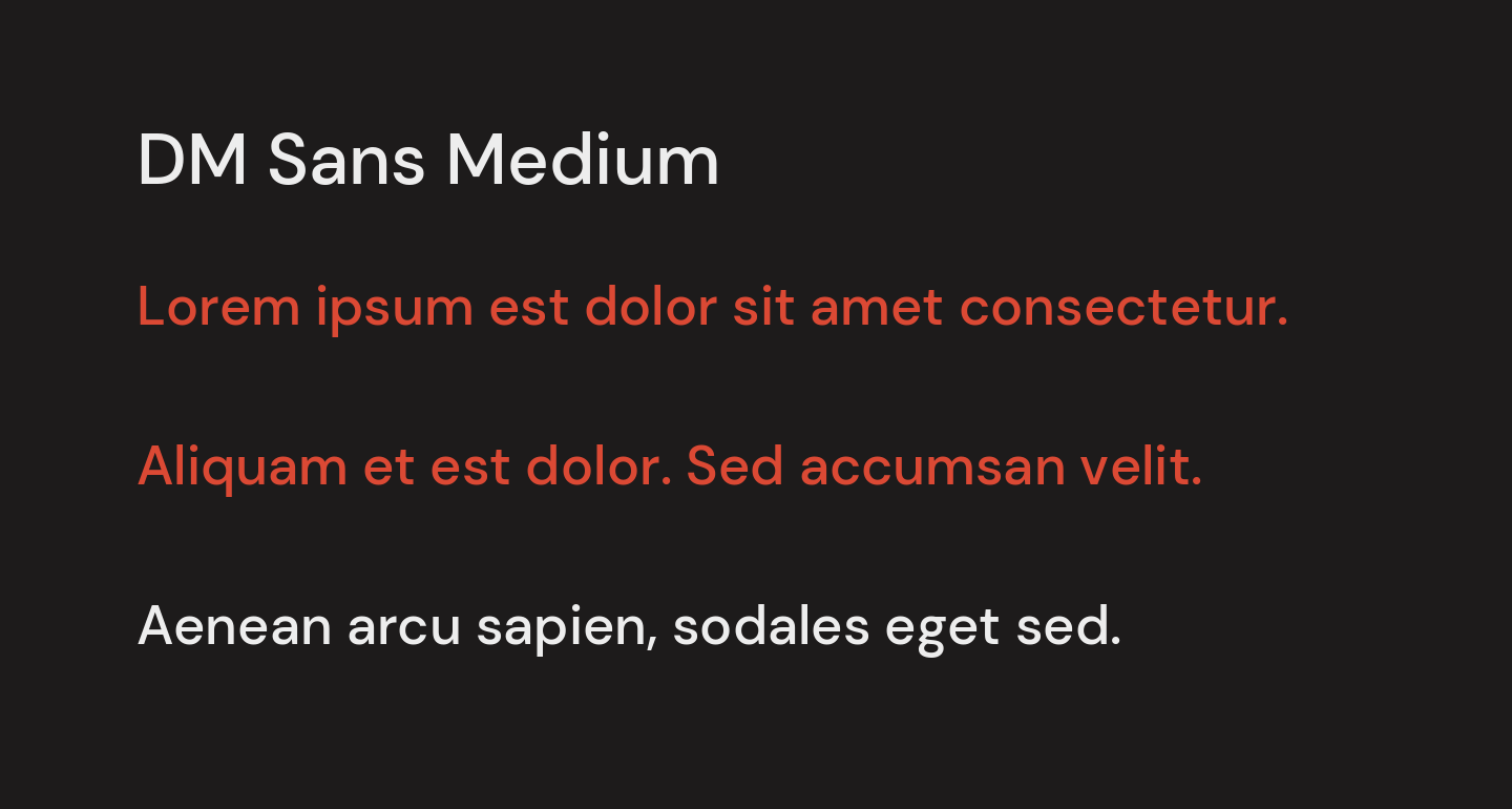 DM Sans Medium free Font - What Font Is