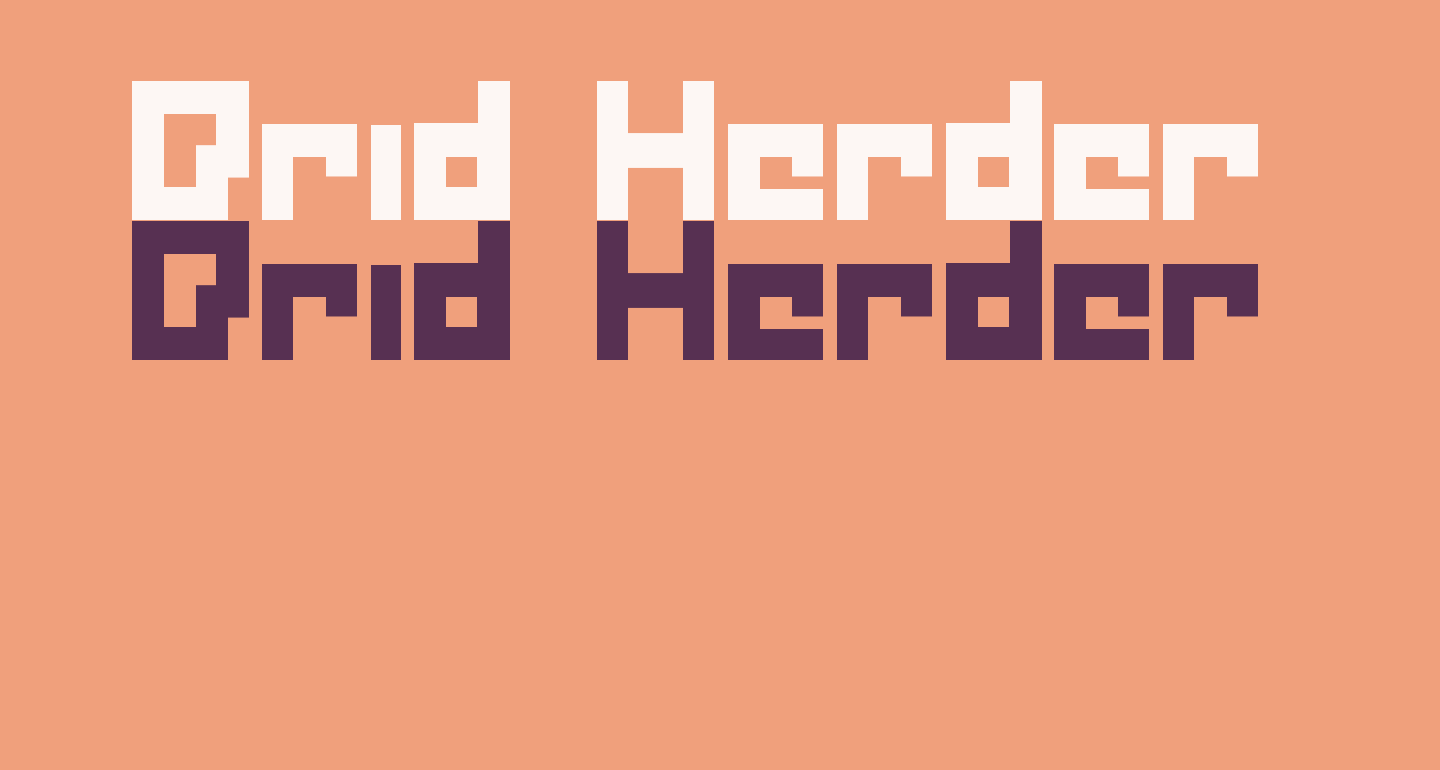 Drid Herder Solid free Font - What Font Is