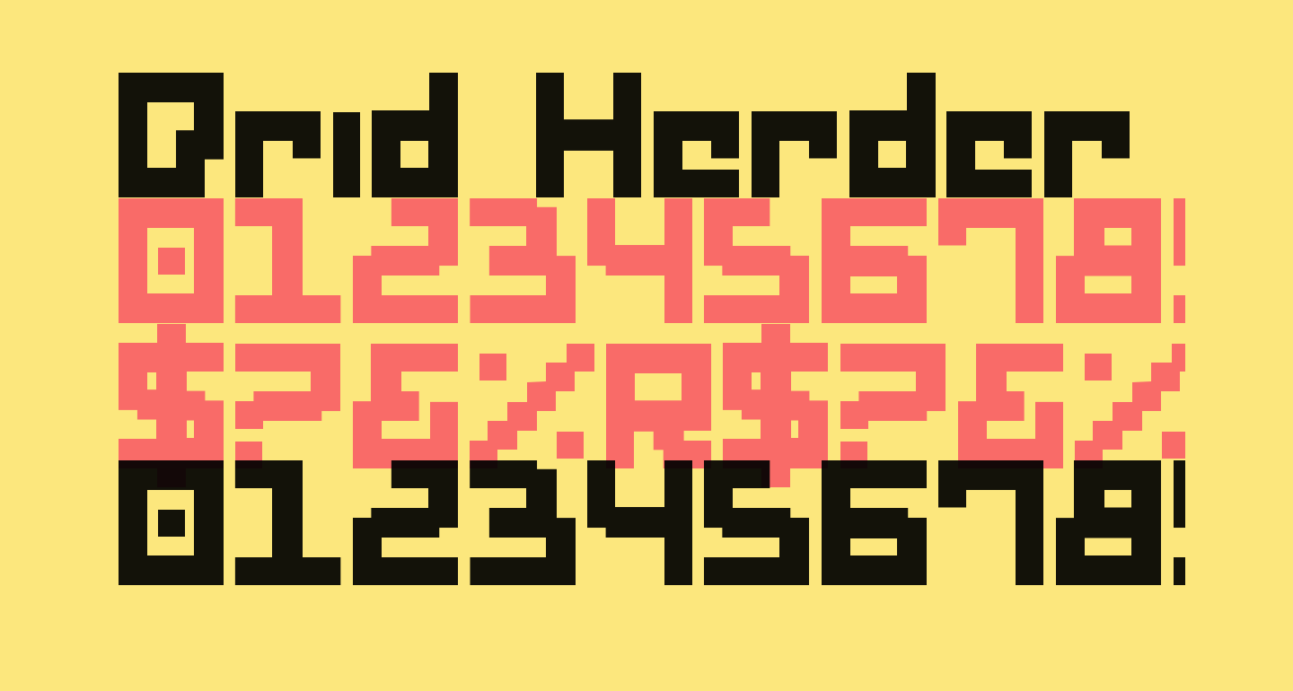 Drid Herder Solid free Font - What Font Is