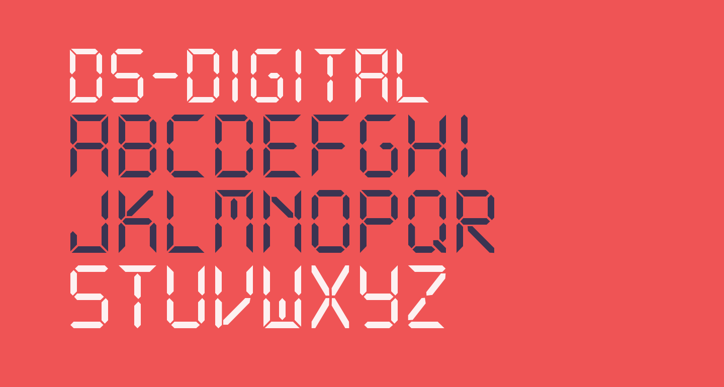 DS-Digital free Font - What Font Is