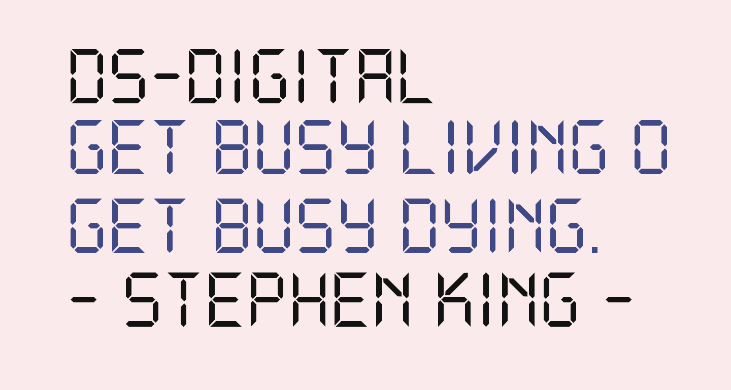 DS-Digital free Font - What Font Is