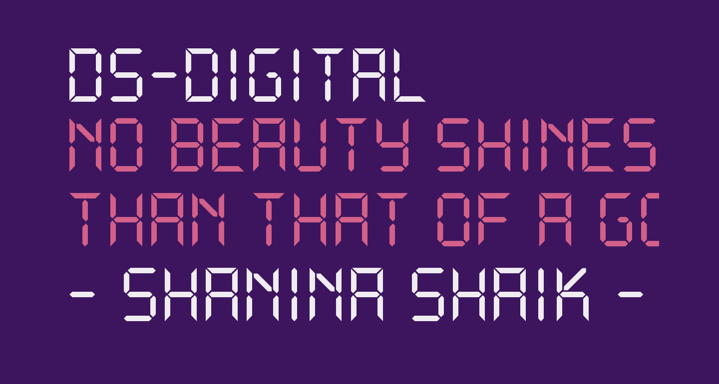 DS-Digital free Font - What Font Is