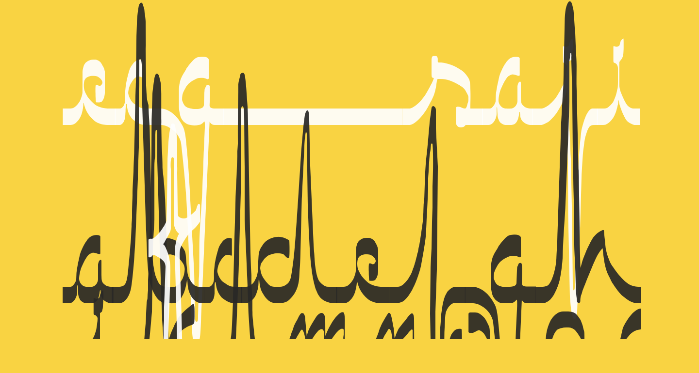 ECG saji free Font - What Font Is