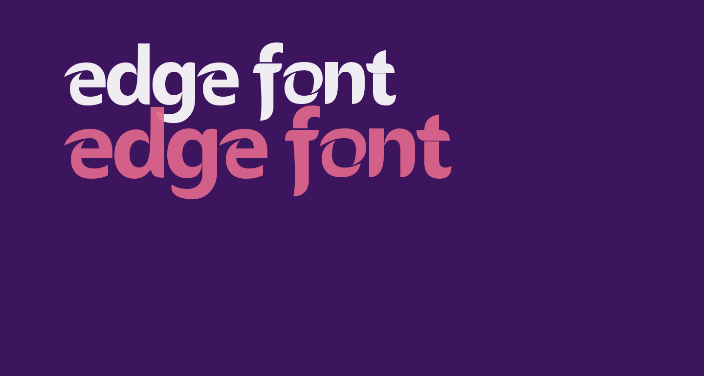 Edge free Font - What Font Is