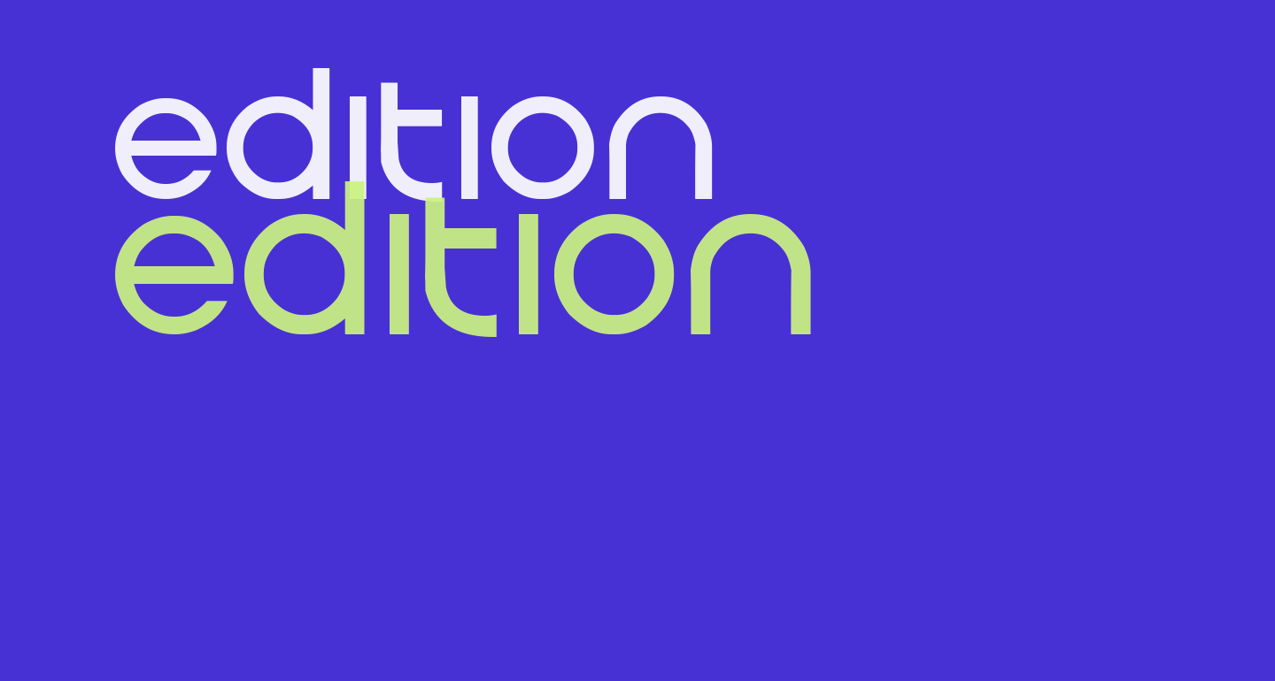 Edition free Font - What Font Is