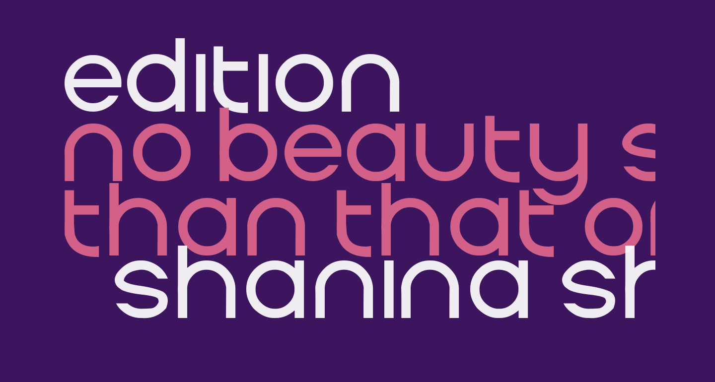 Edition free Font - What Font Is