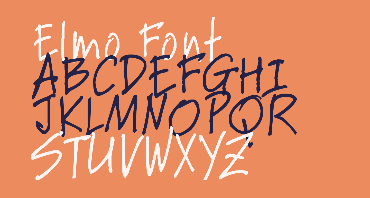 Elmo free Font - What Font Is