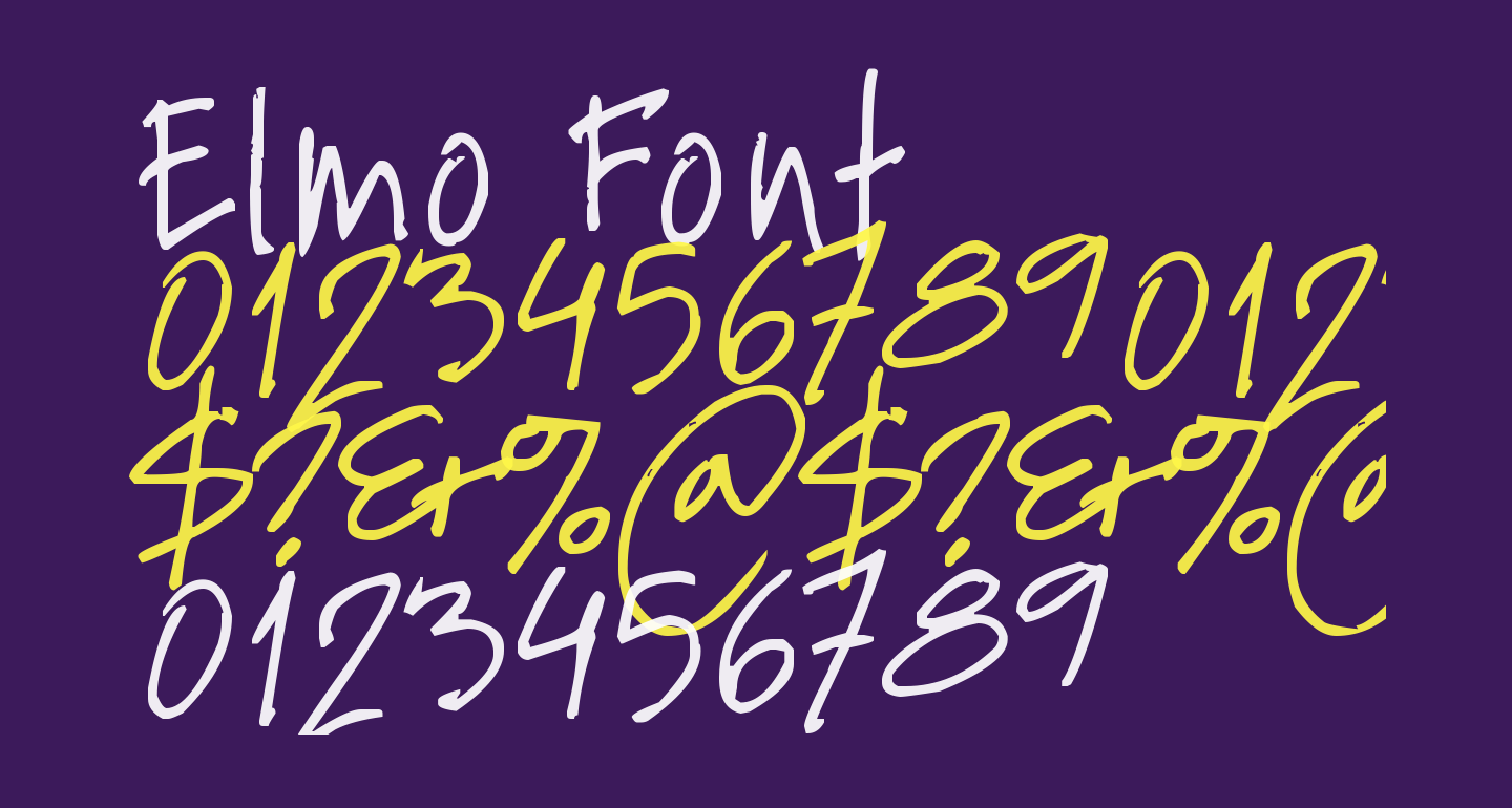 Elmo free Font - What Font Is