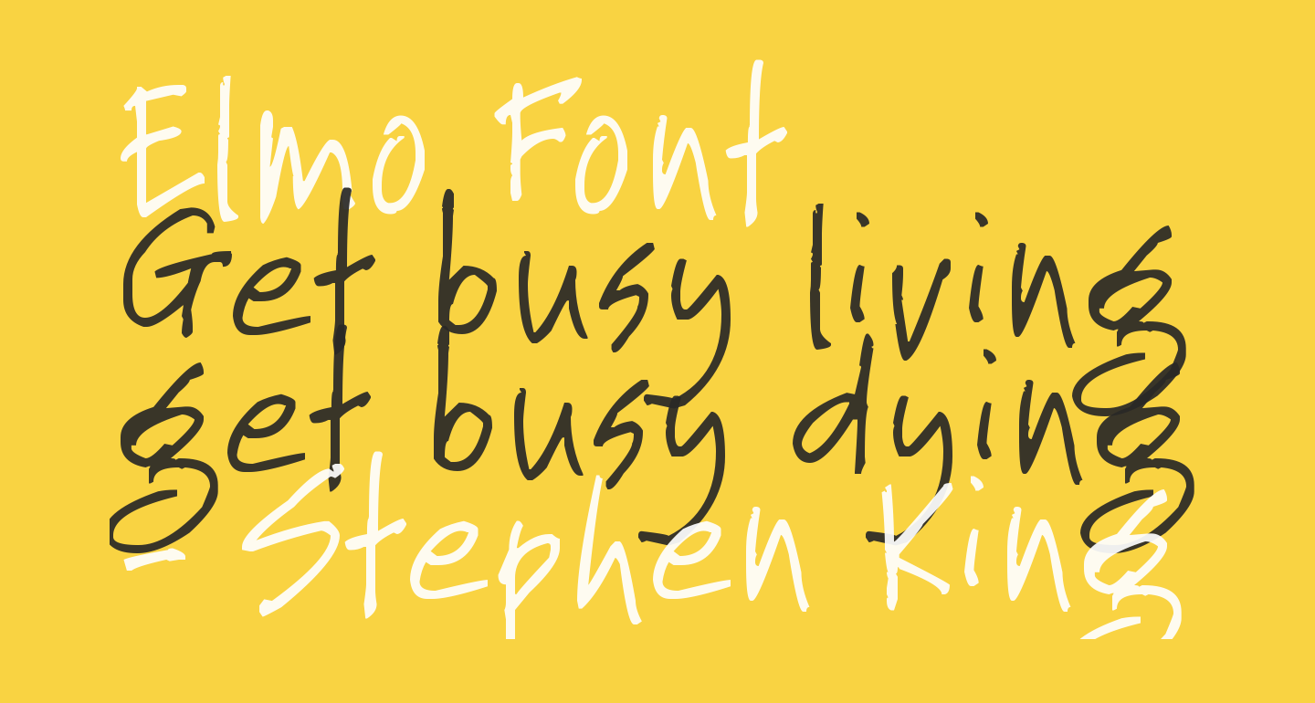 Elmo free Font - What Font Is