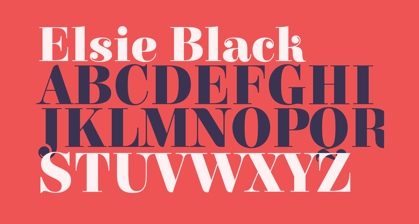 Elsie Black free Font - What Font Is
