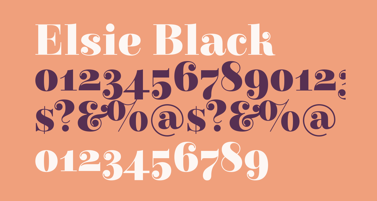 Elsie Black free Font - What Font Is