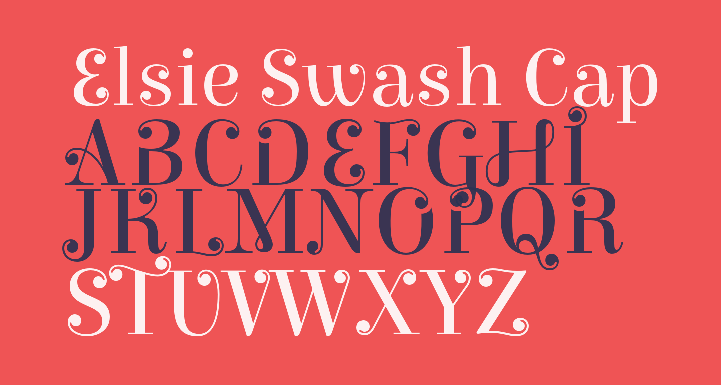 Elsie Swash Caps free Font - What Font Is