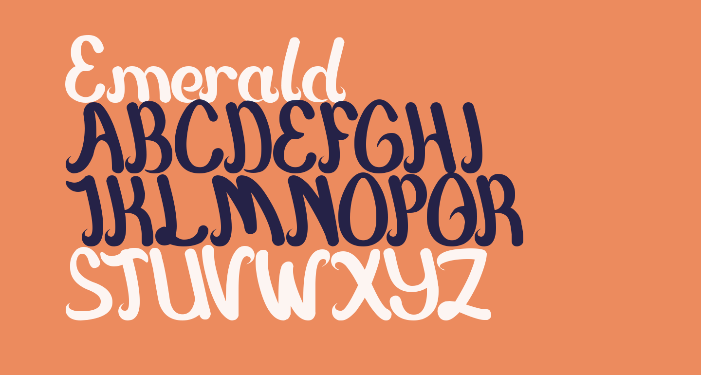 Emerald free Font - What Font Is