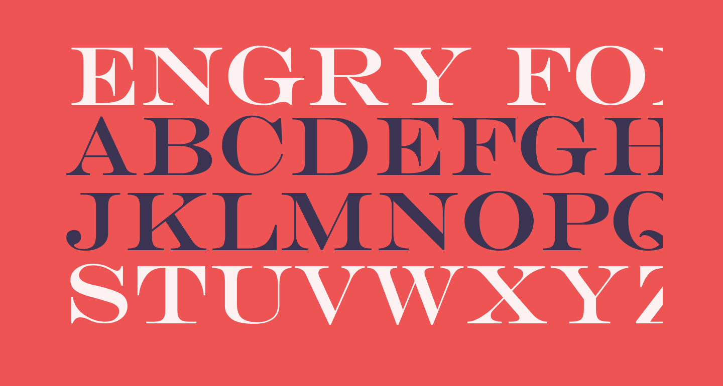 Engry free Font - What Font Is