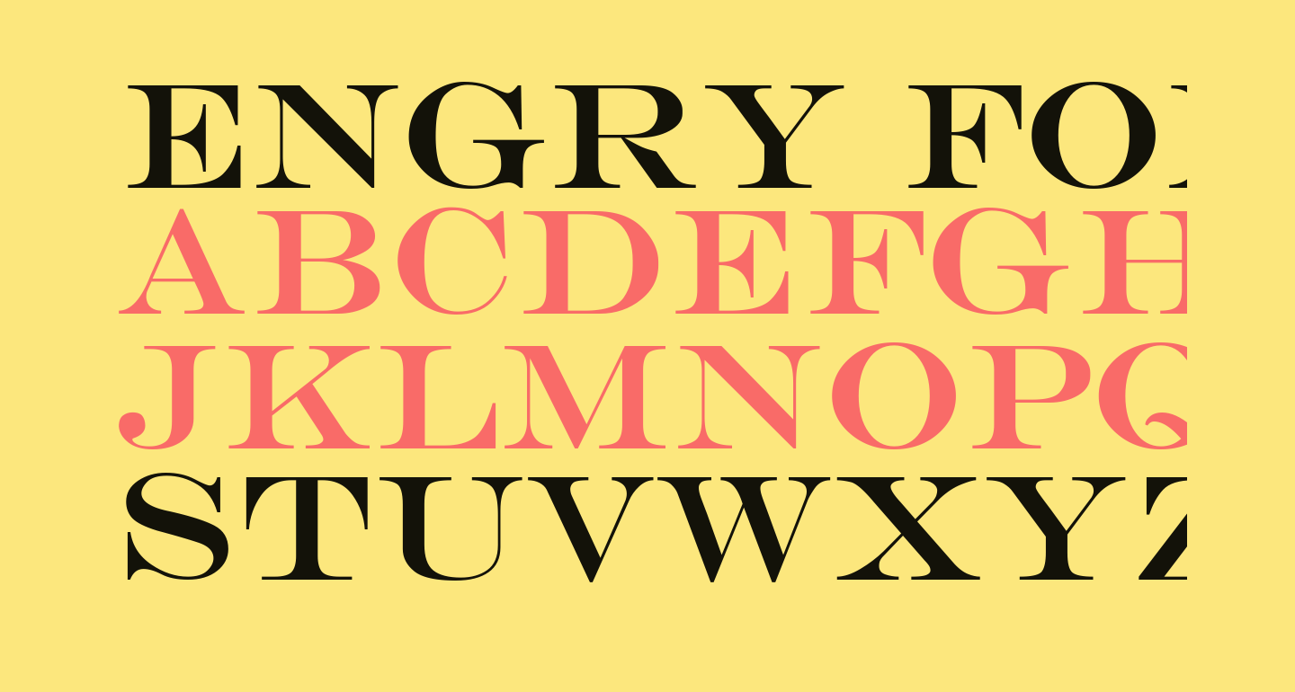 Engry free Font - What Font Is