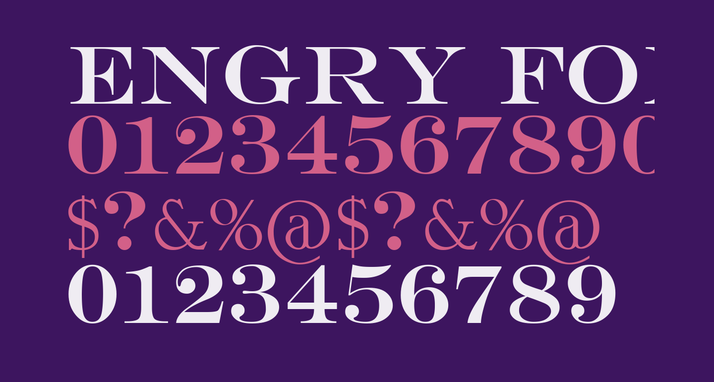 Engry free Font - What Font Is