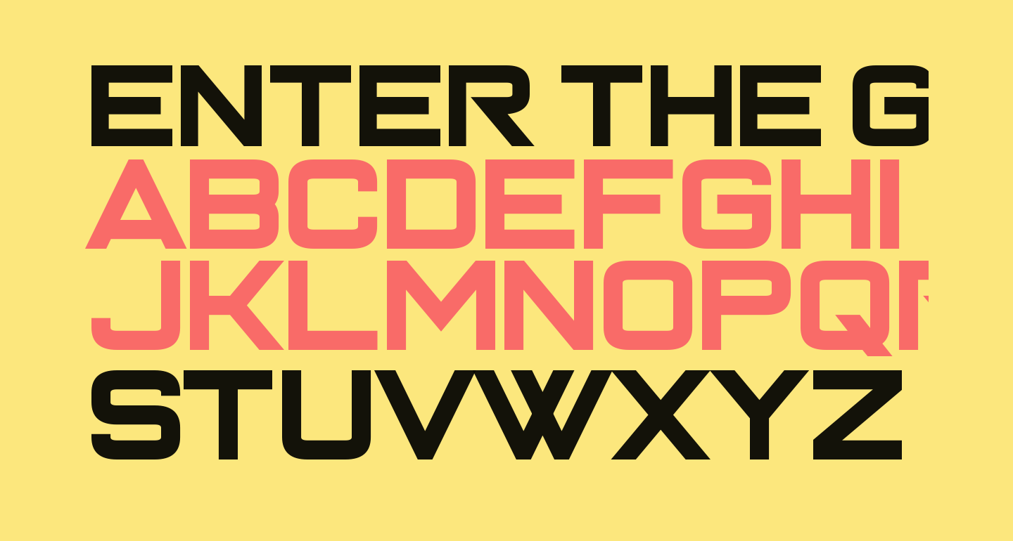 Enter the Grid 2 free Font - What Font Is