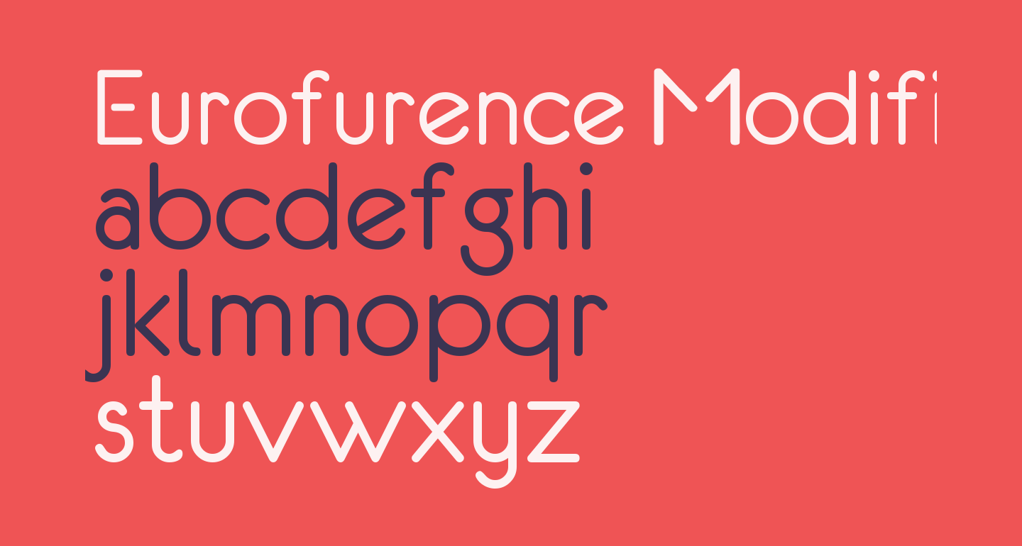 Eurofurence Modified free Font - What Font Is