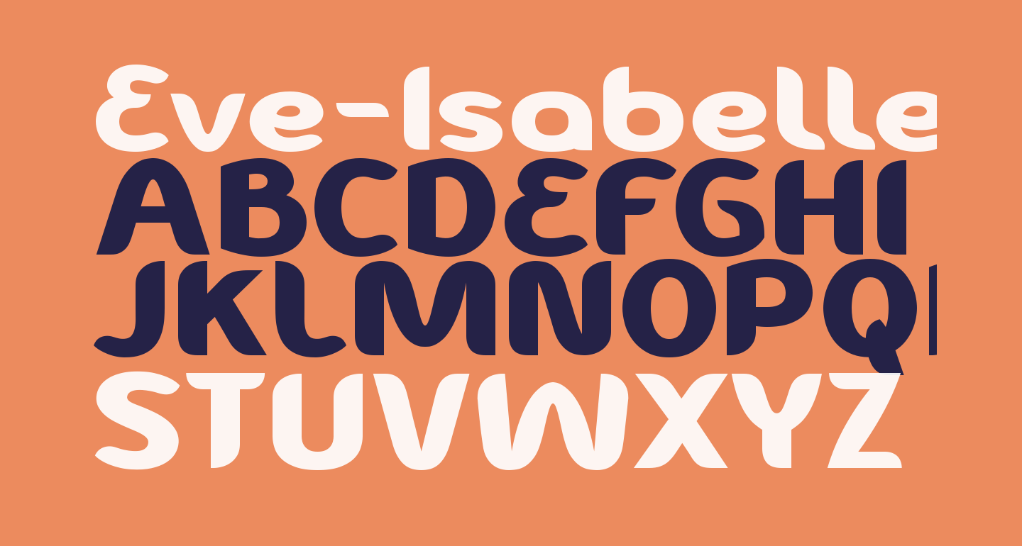 Eve-Isabelle Eve-Isabelle free Font - What Font Is