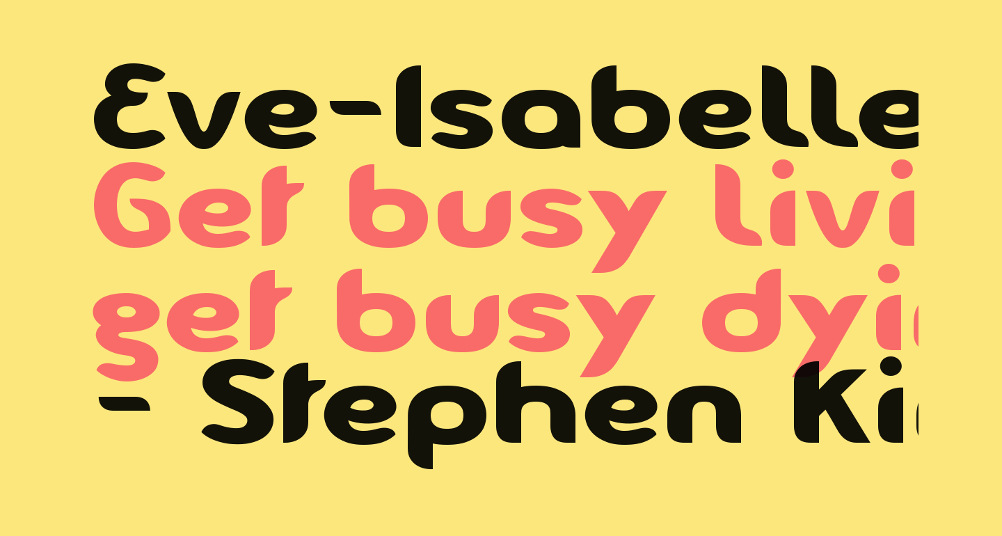 Eve-Isabelle Eve-Isabelle free Font - What Font Is