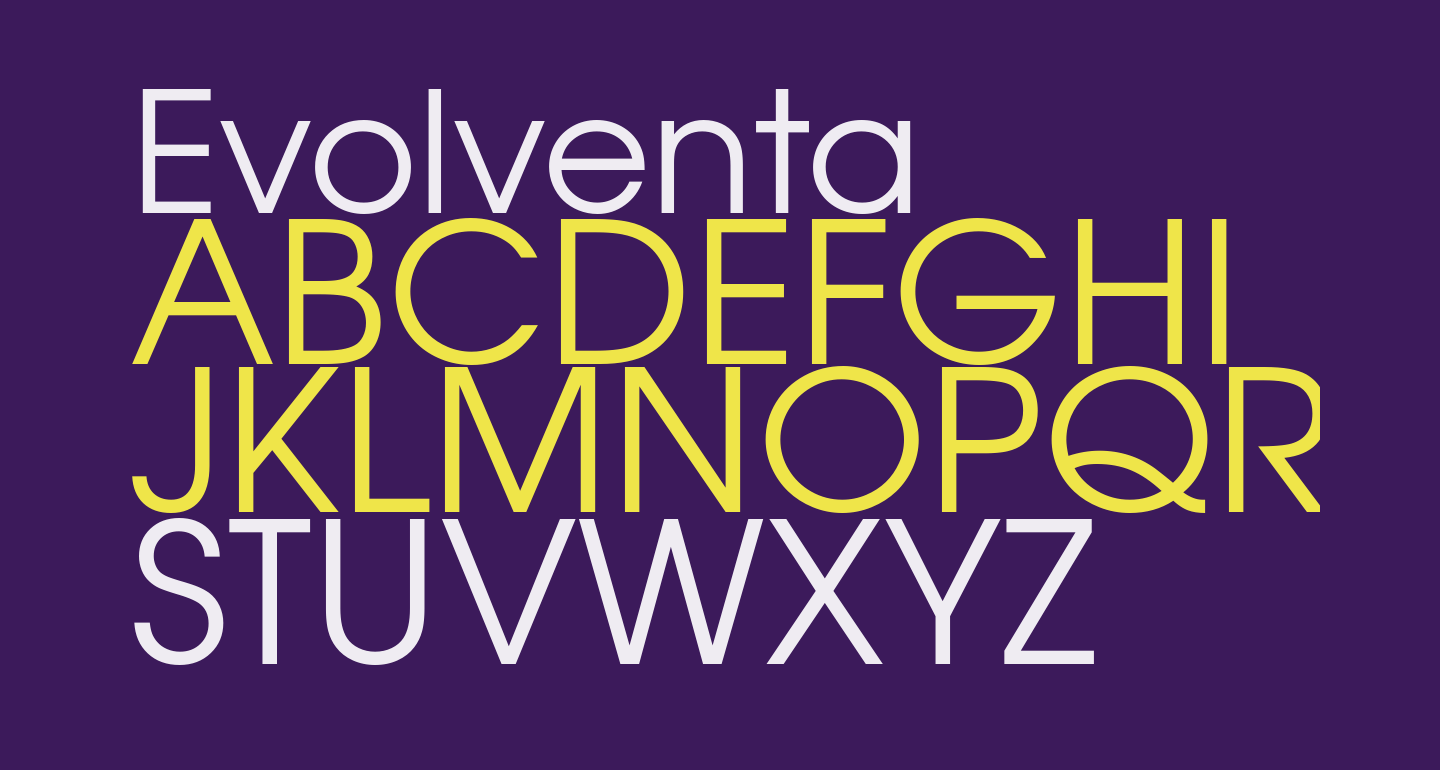 Evolventa free Font - What Font Is