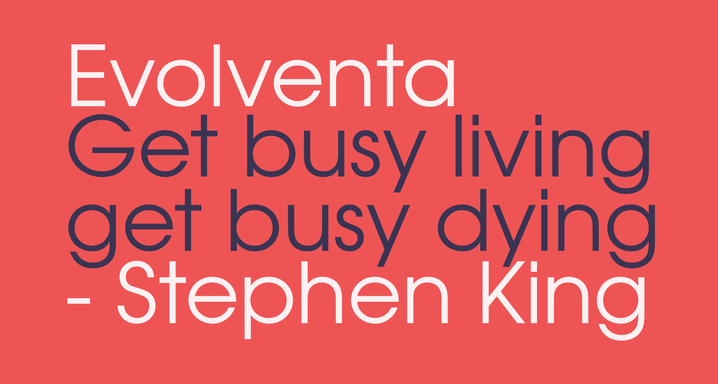 Evolventa free Font - What Font Is