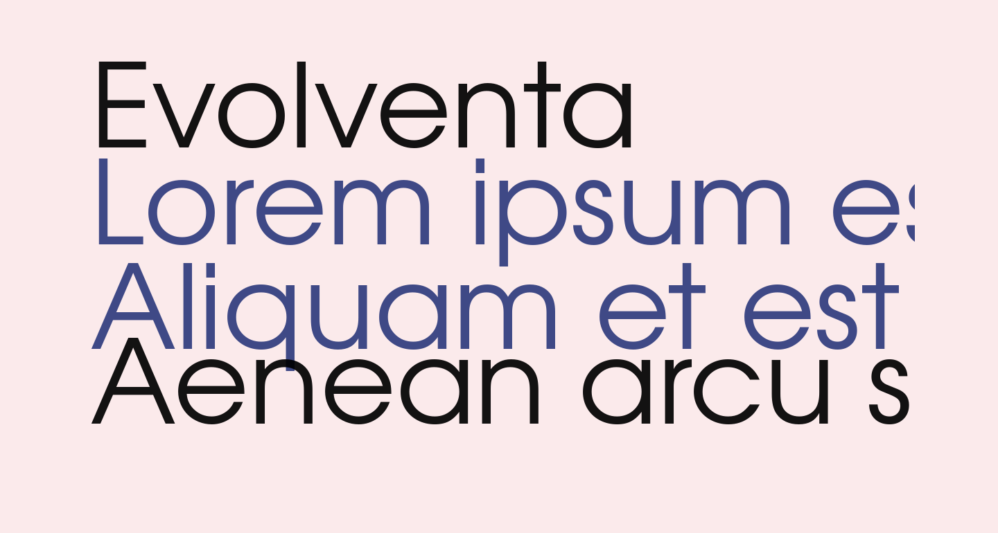 Evolventa free Font - What Font Is