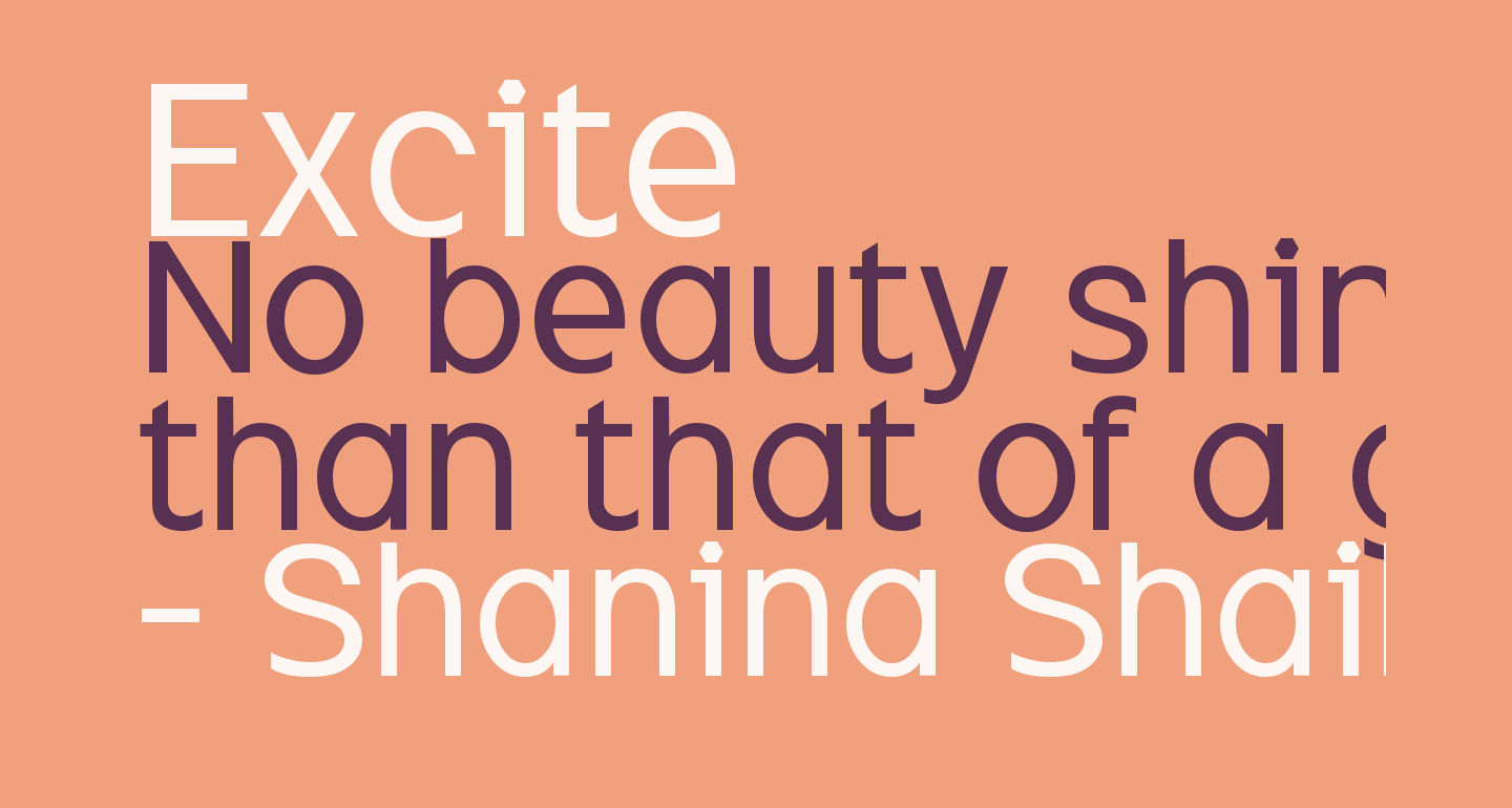 Excite free Font - What Font Is