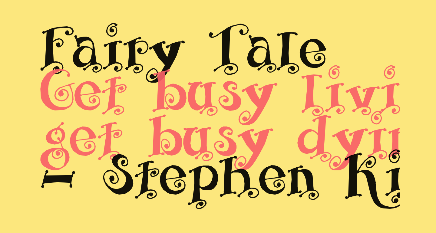 Fairy Tale free Font - What Font Is