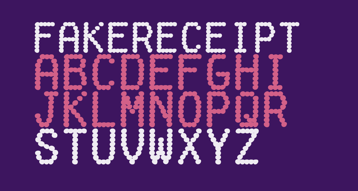 FakeReceipt free Font - What Font Is