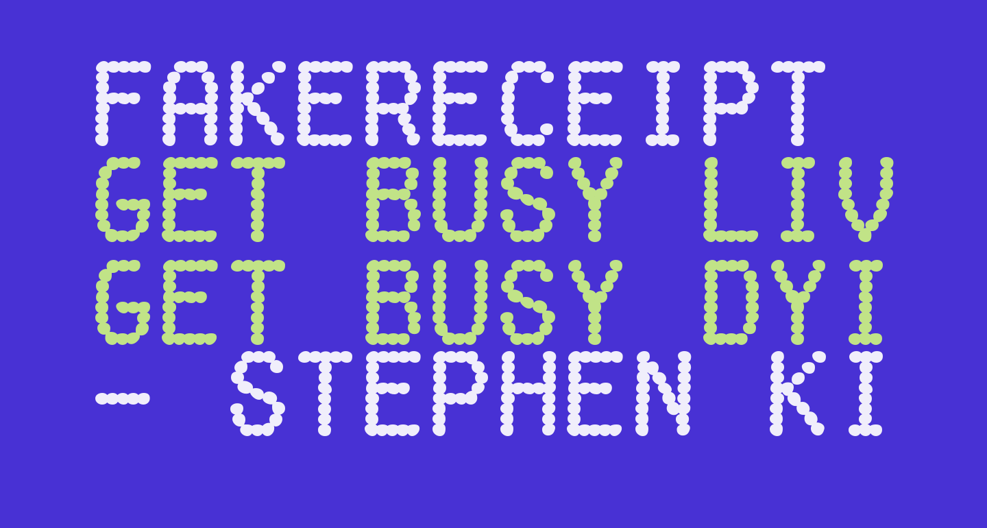 FakeReceipt free Font - What Font Is