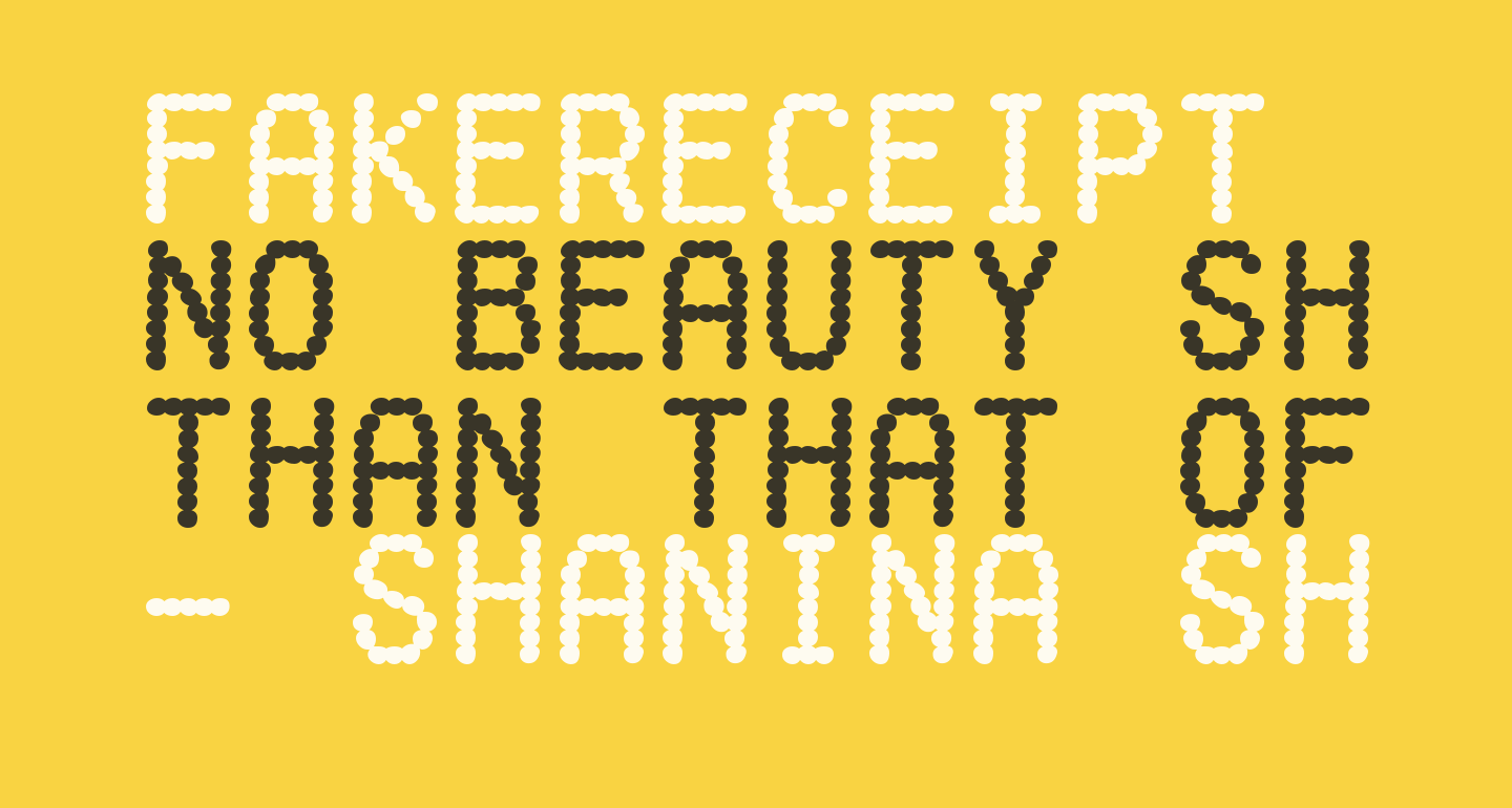 FakeReceipt free Font - What Font Is