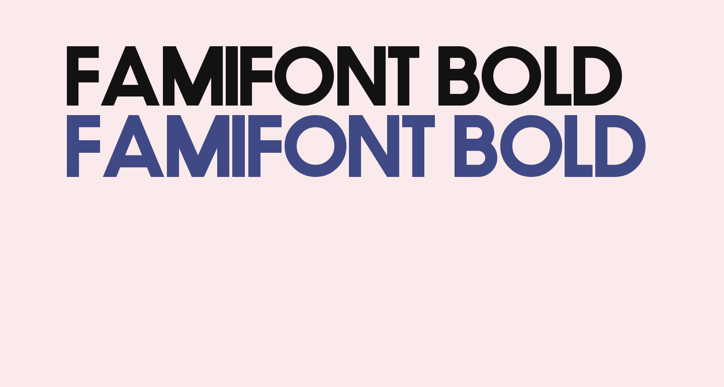 FamiFont Bold free Font - What Font Is