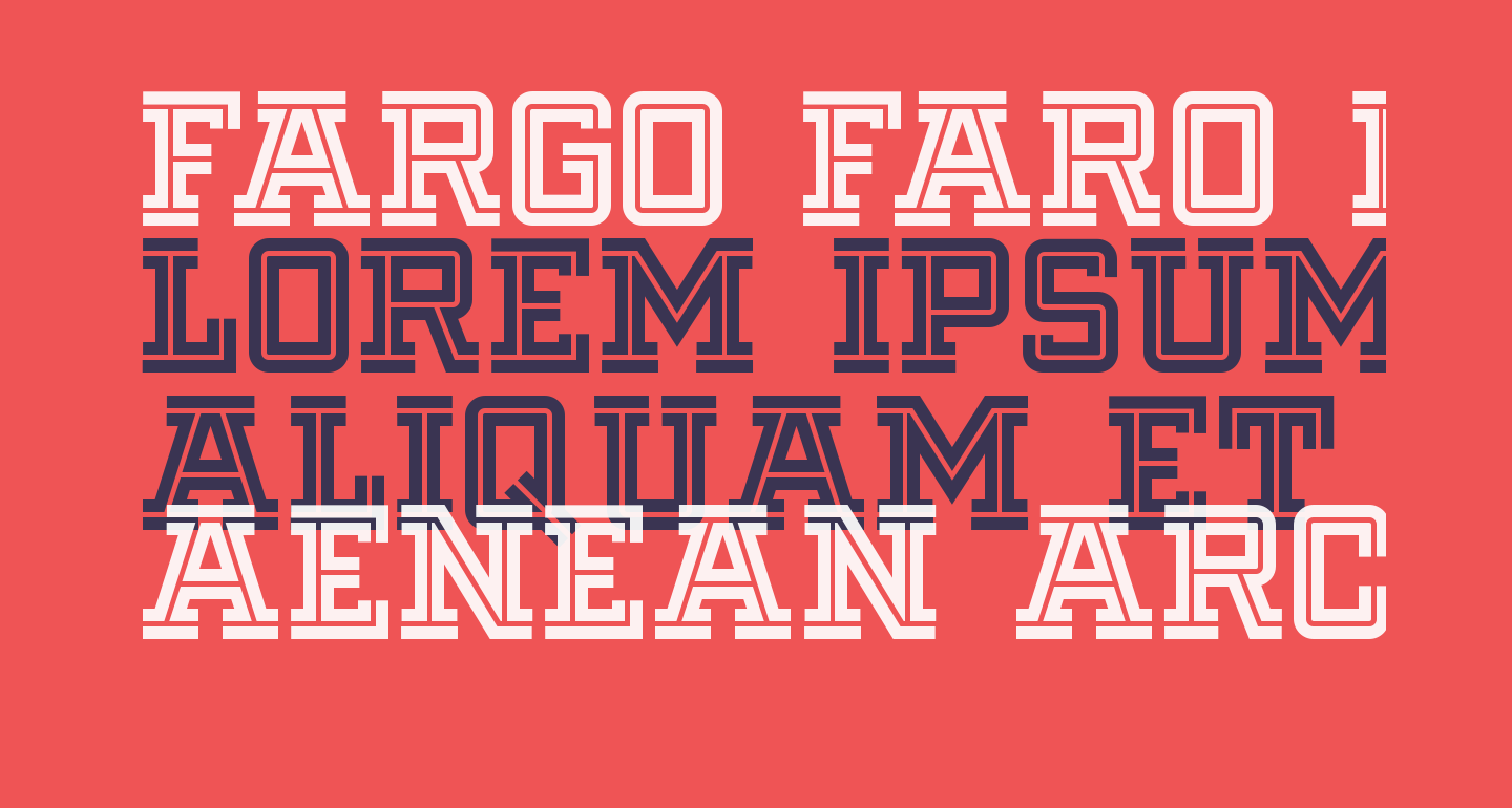 Fargo Faro NF free Font - What Font Is