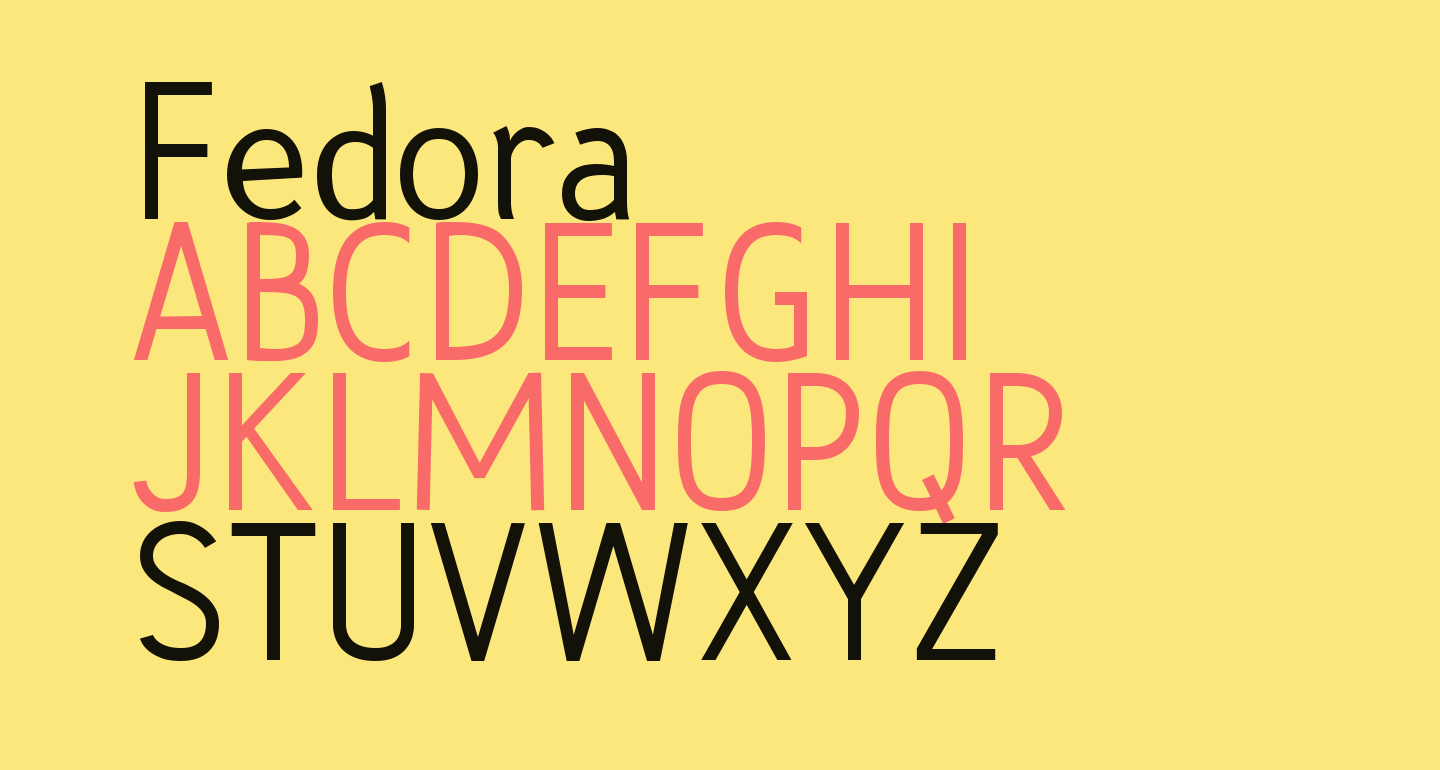 Fedora free Font - What Font Is