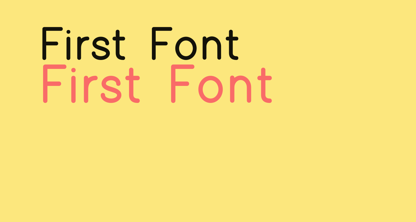 First free Font - What Font Is