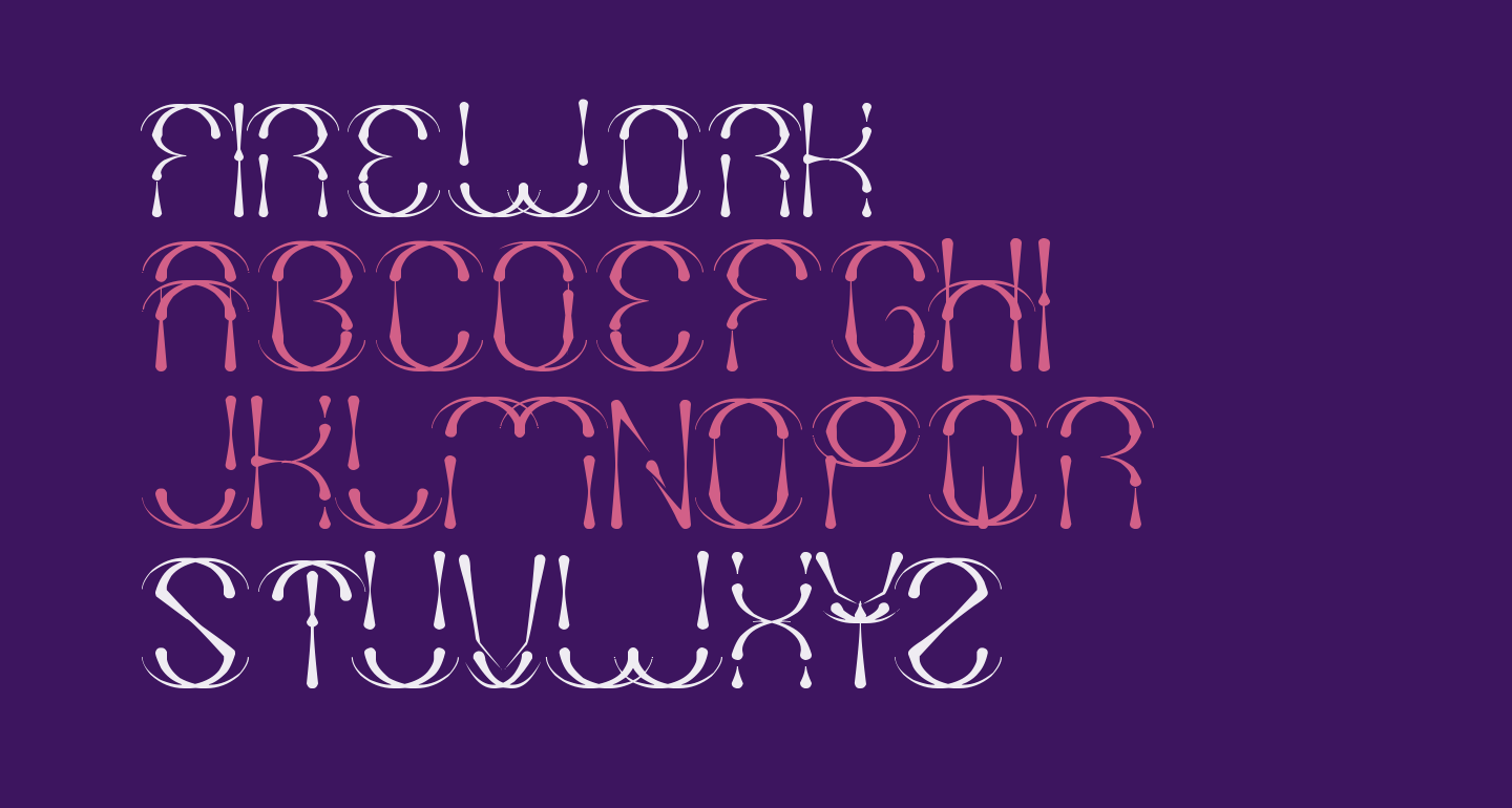 firework free Font - What Font Is