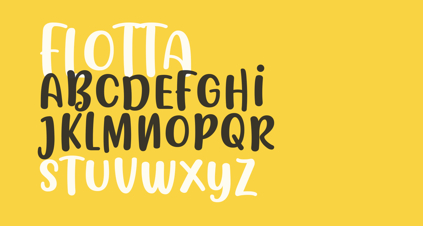 FLOTTA free Font - What Font Is