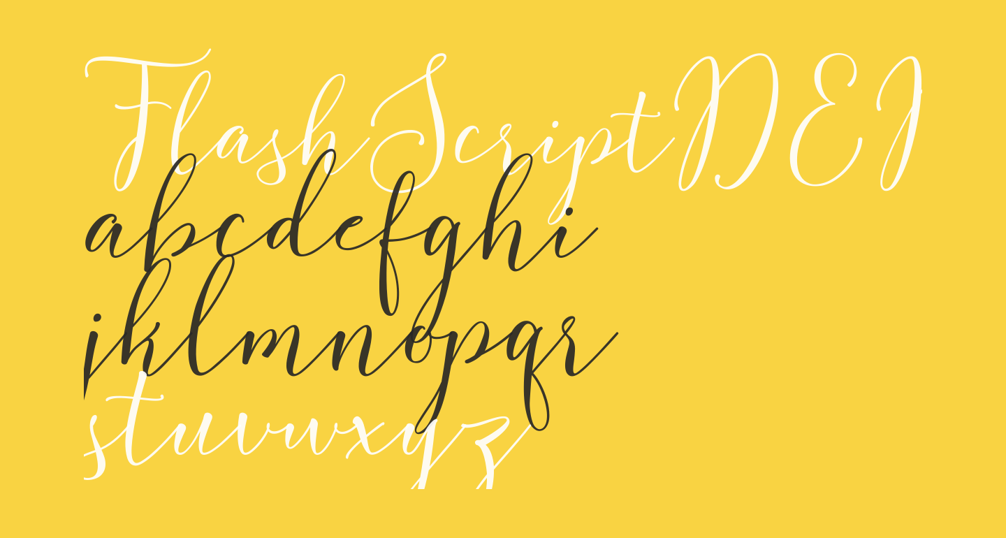 FlashScriptDEMO free Font - What Font Is