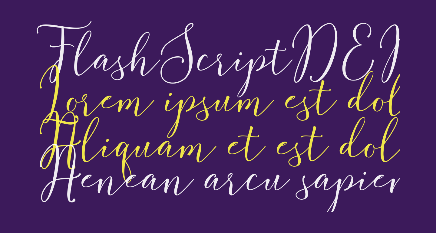 FlashScriptDEMO free Font - What Font Is