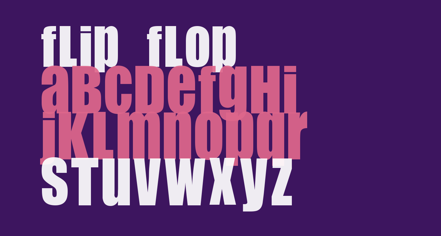 Flip Flop free Font - What Font Is