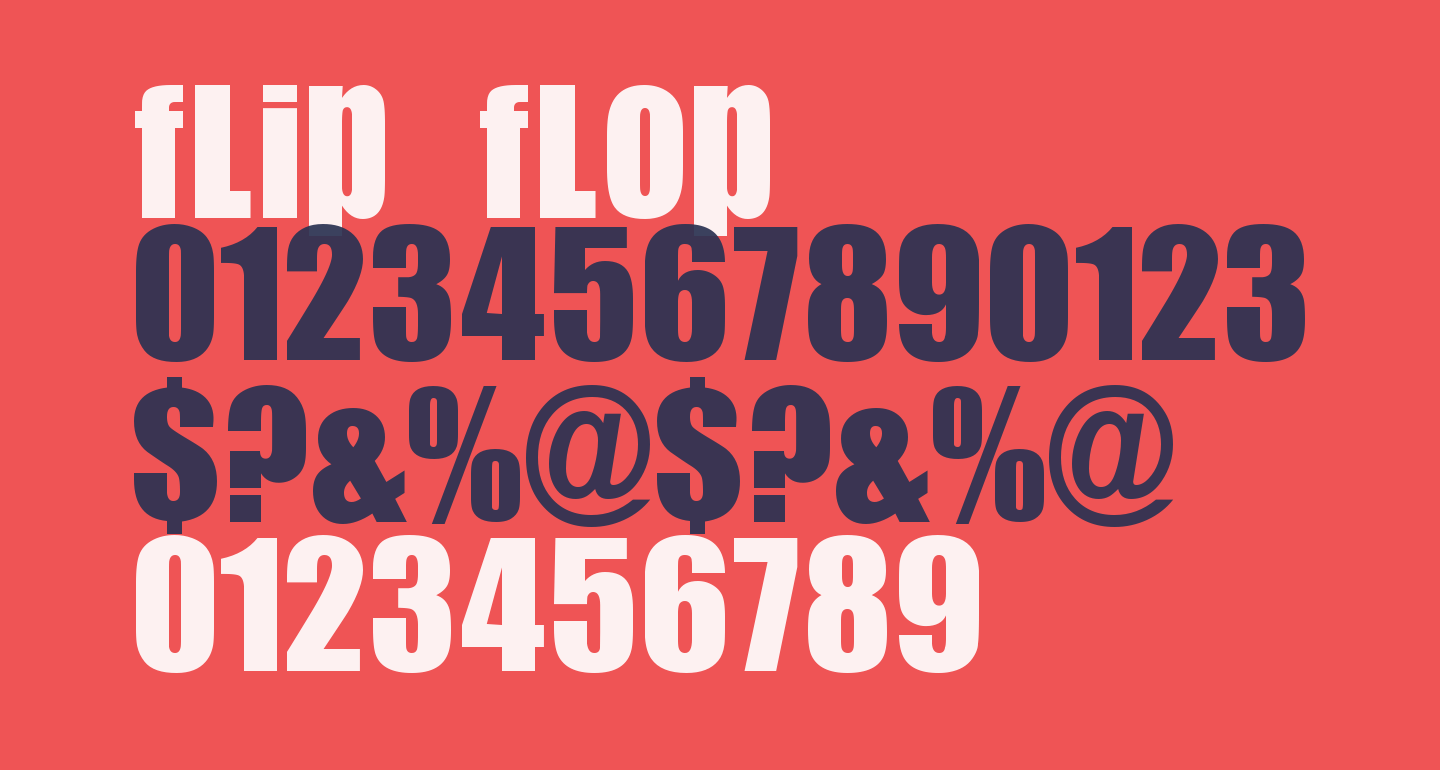 Flip Flop free Font - What Font Is