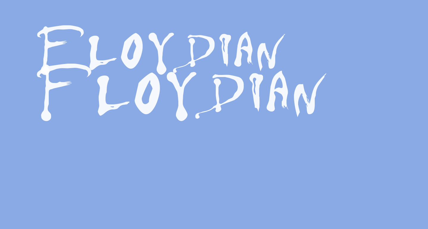 Floydian free Font - What Font Is