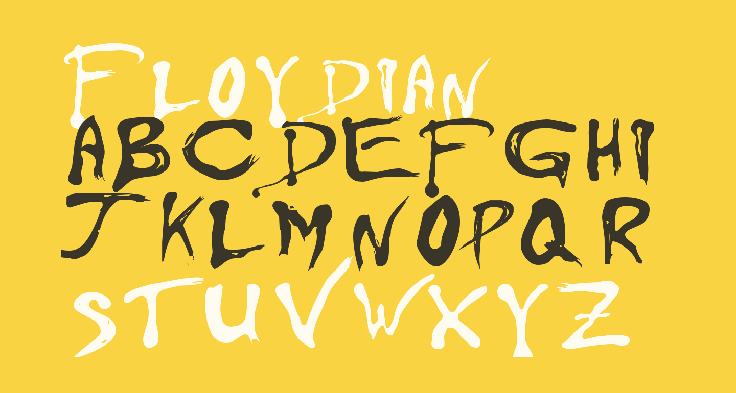 Floydian free Font - What Font Is