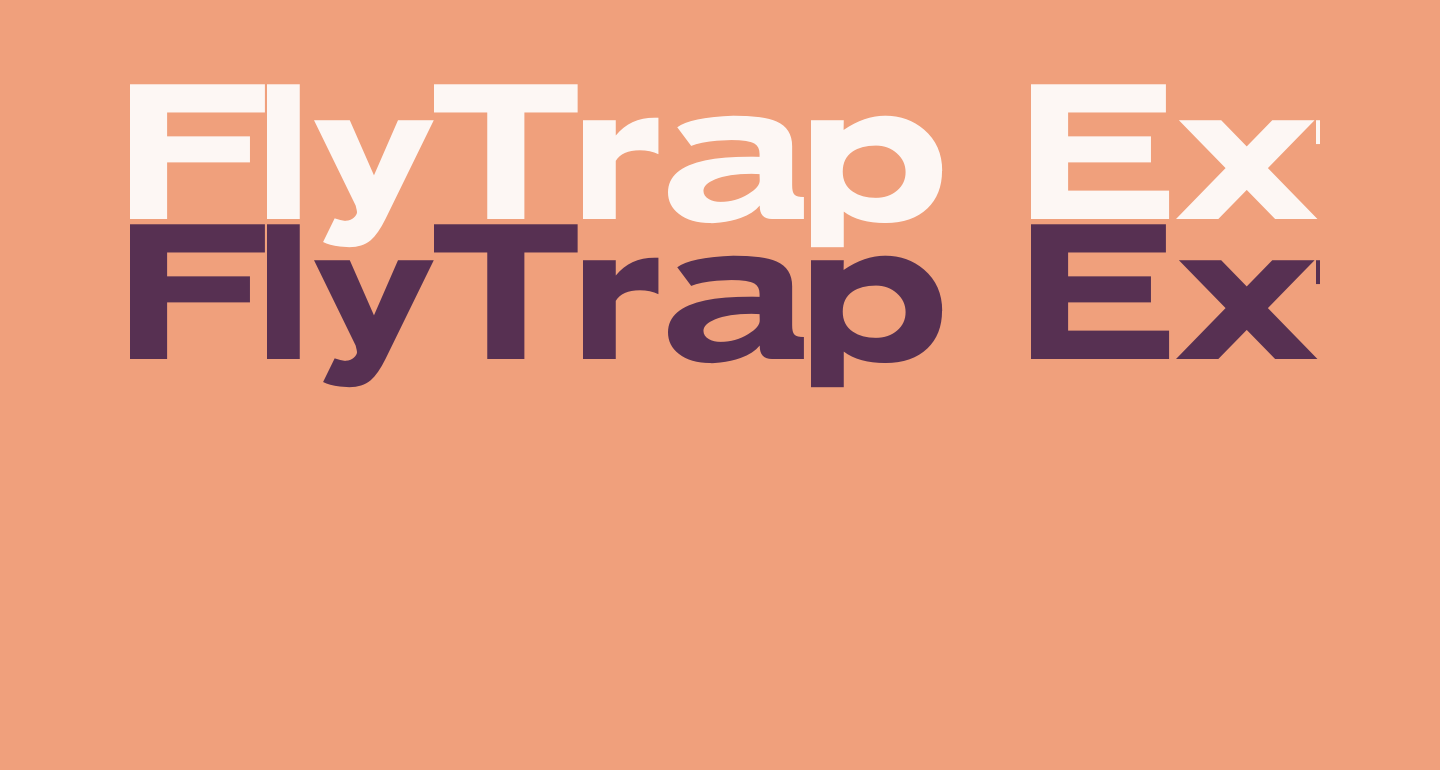 FlyTrap Extended free Font - What Font Is