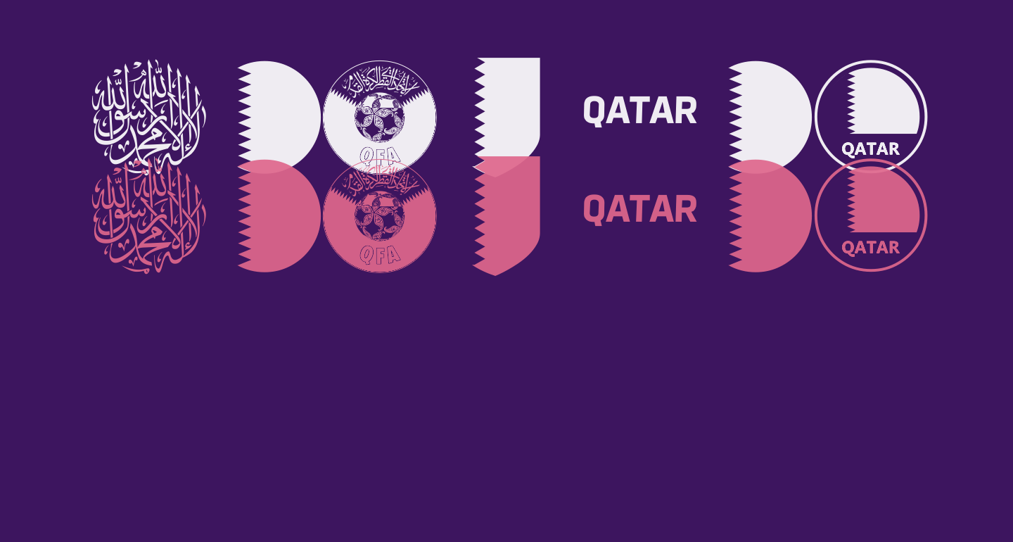 Font Color Qatar free Font - What Font Is