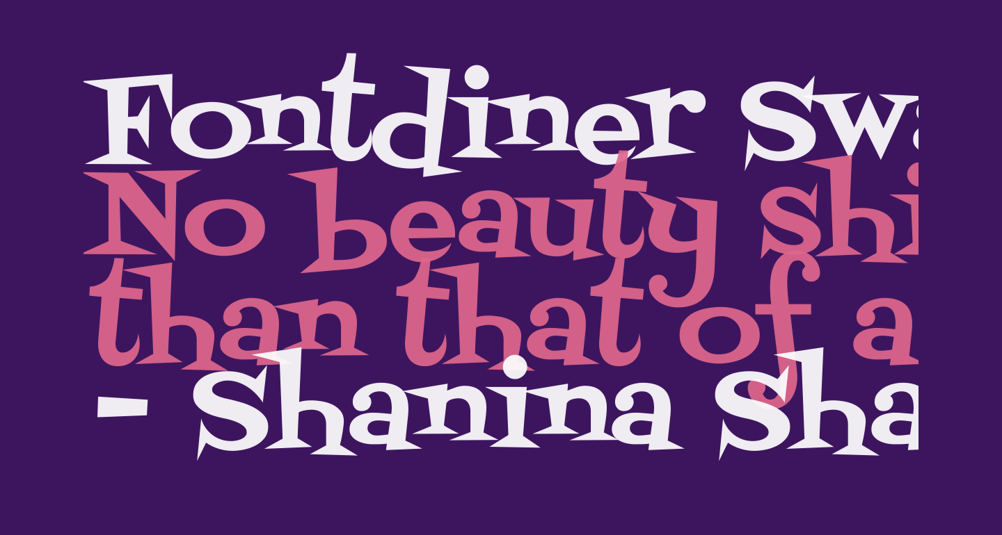 Fontdiner Swanky free Font - What Font Is